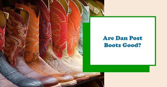 Are Dan Post Boots Good? - A Deep Dive Review